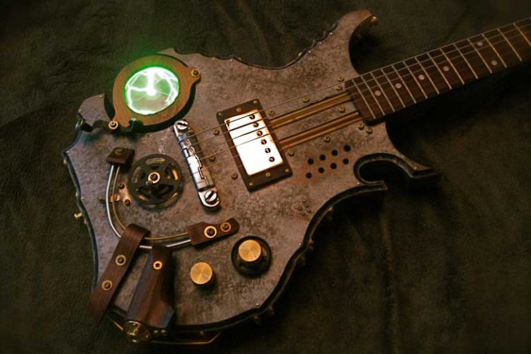 10 Incredible Steampunk Inspired Guitars - Guitar Gear Finder