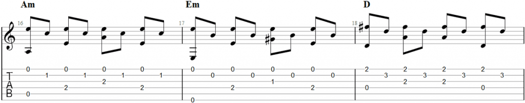 8 Essential Fingerpicking Patterns with Guitar TAB & PDF - Guitar Gear ...