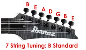 How to Tune a 7 String Guitar (Songs, Alternate Tunings, Diagrams ...