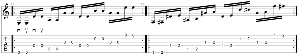 17 Best Alternate Picking Exercises (Easy to Hard with TAB) - Guitar ...