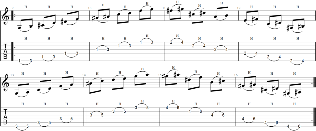6 Hammer-On Exercises to Practice Daily (Guitar TAB and Tips) - Guitar ...